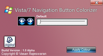 Change Windows Vista/7 Explorer navigation button color